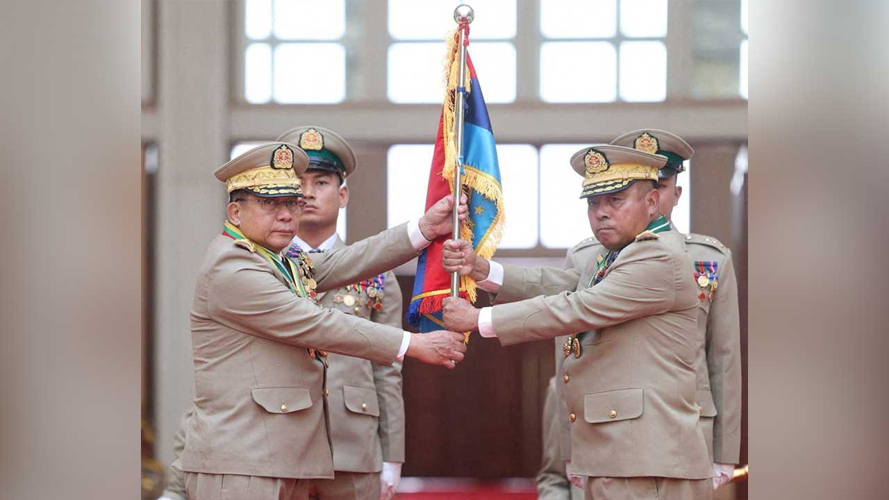 Myanmar's former spymaster Ye Win Oo rises to become military chief ...